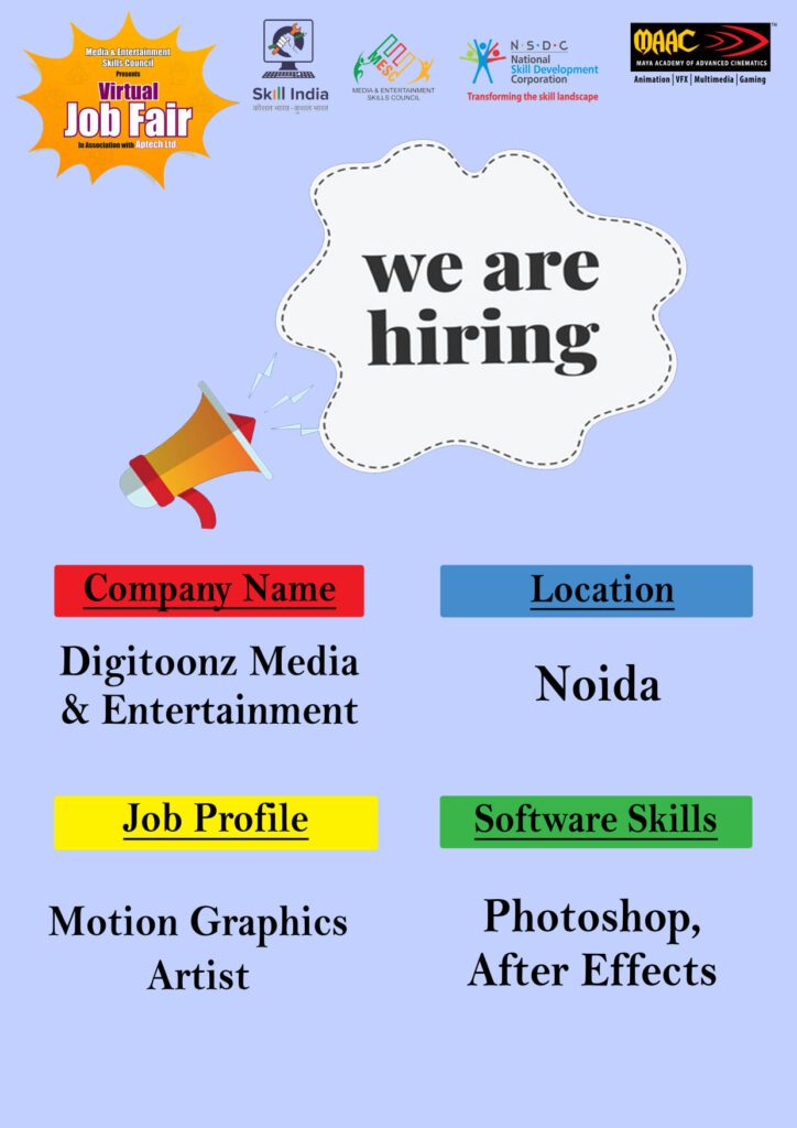 MAAC - jobs in animation, VFX, Graphic Design & Multimedia